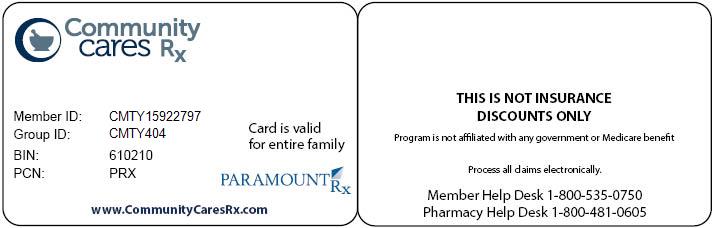 Prescription Discount Card: Save Money on Prescriptions | Community ...