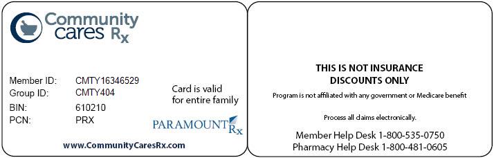 Prescription Discount Card: Save Money on Prescriptions | Community ...
