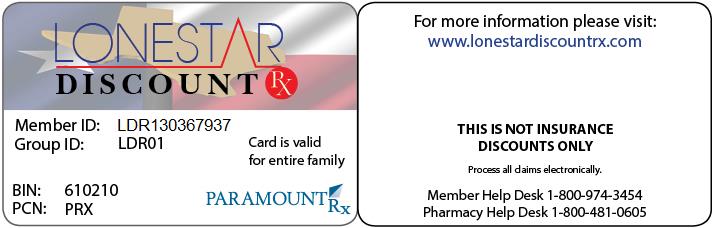 Free Texas Prescription Program: Save On Prescriptions – Lonestar ...