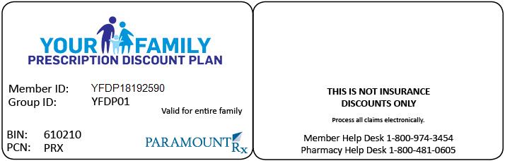 Free Prescription Discount Card: Save On Prescriptions – Your Family ...